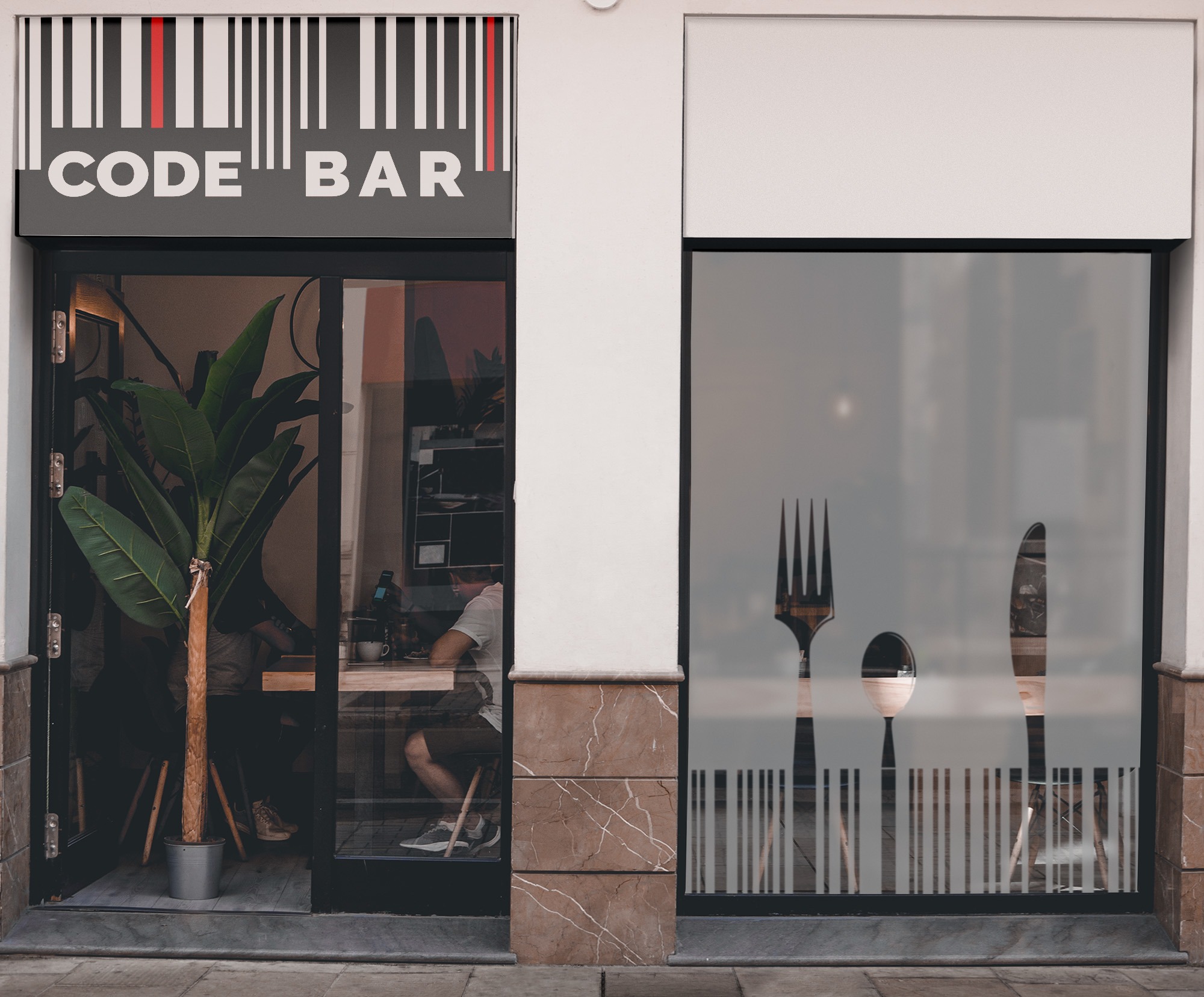 signalétique & événementiel - ouverture du code bar