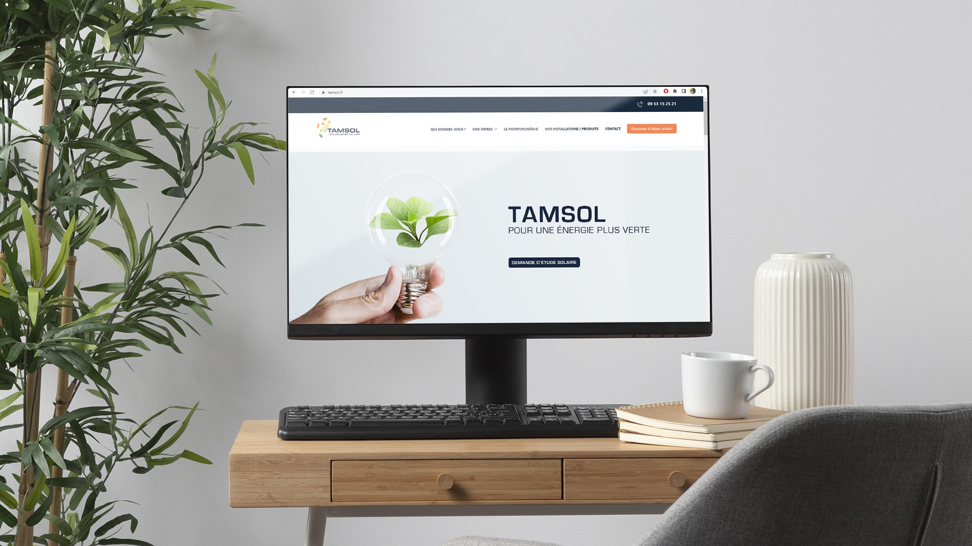 Création de site internet - Tamsol photovoltaïque